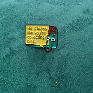Jewelry | Colorful Clippy Enamel Pin | Poshmark